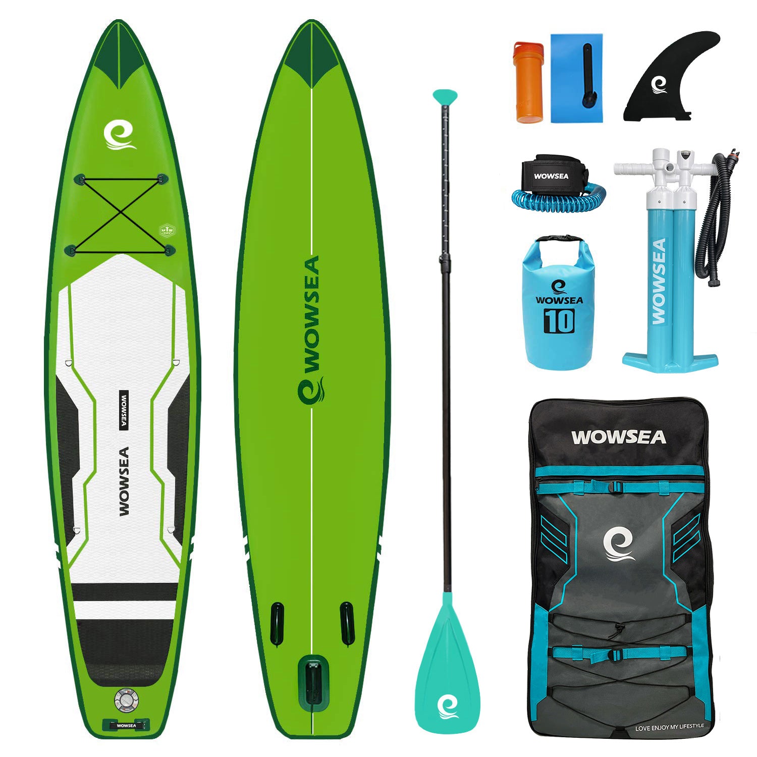 WOWSEA 12'/366cm Flyfish F2 Inflatable Stand Up Paddle Board ...