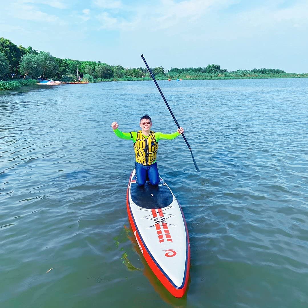WOWSEA 12'6"/384cm Racer R1 Inflatable Stand Up Paddle Board ...