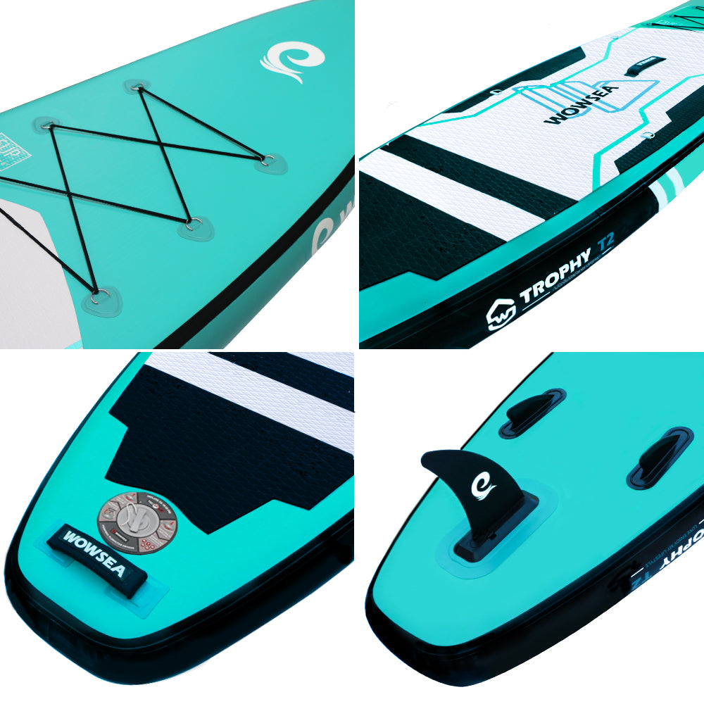 WOWSEA 10'6"/323cm Trophy T2 Inflatable Stand Up Paddle Board ...